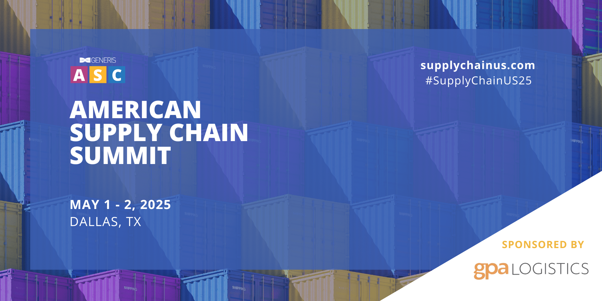 Meet GPA Logistics at the 2025 American Supply Chain Summit